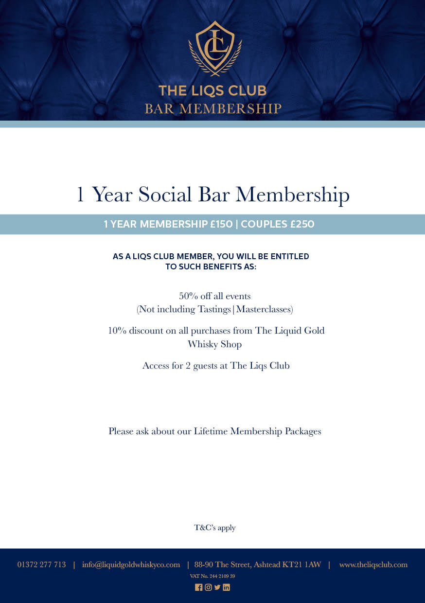 Social Bar Membership - 1 Year – Liqs Club